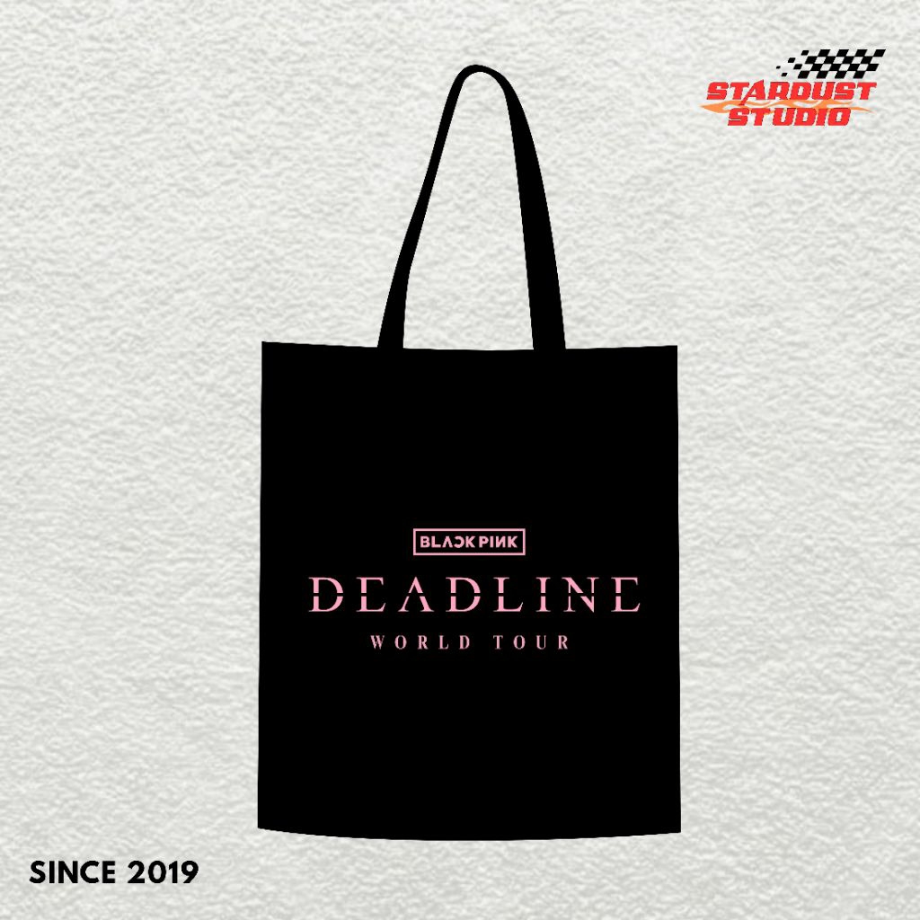Jual Stardust Totebag Blackpink Deadline World Tour / Blackpink Merch ...