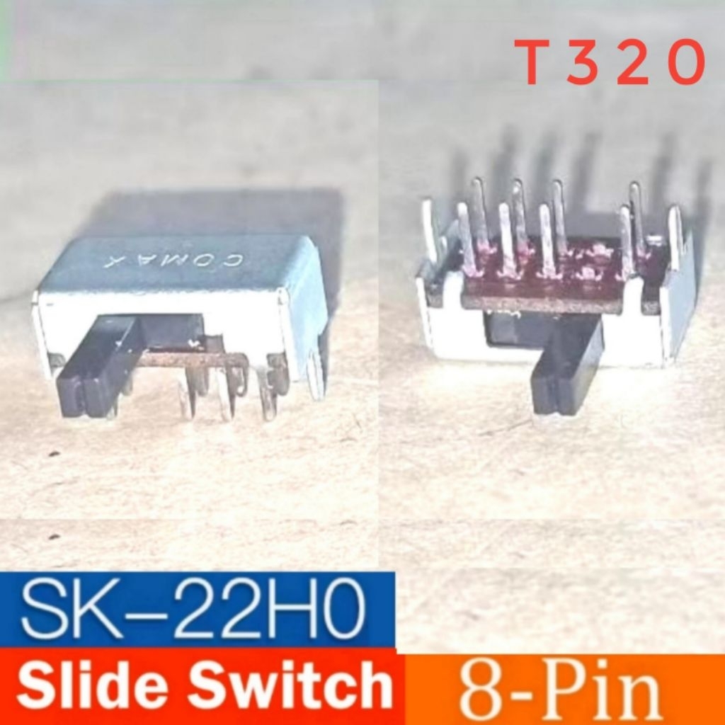 Jual Saklar Geser Mini 8 Pin Comax Toggle Switch Slide SK-22H07VG6T SK-22H07 | Shopee Indonesia