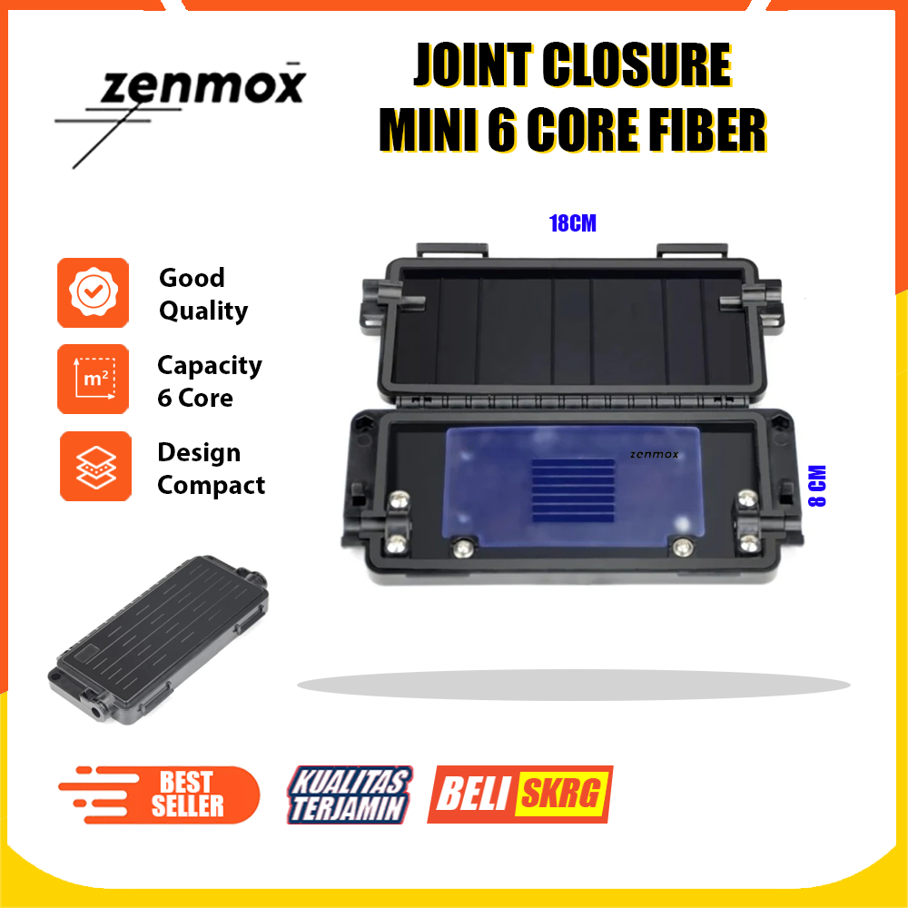 Jual Joint Closure Mini 2 - 6 Core Fiber Optic | Join Closur Sambungan ...