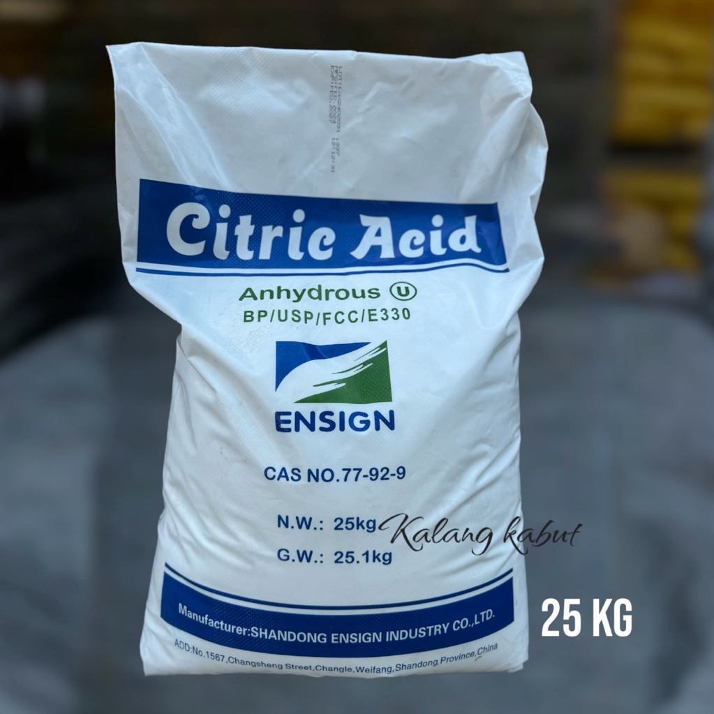 Jual Citrun - Sitrun - citrun anhydrous - 25 kg | Shopee Indonesia