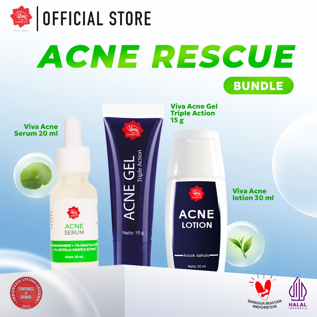 Jual [PAKET ACNE RESCUE!!!] Acne SERUM, Acne GEL, dan Acne LOTION ...