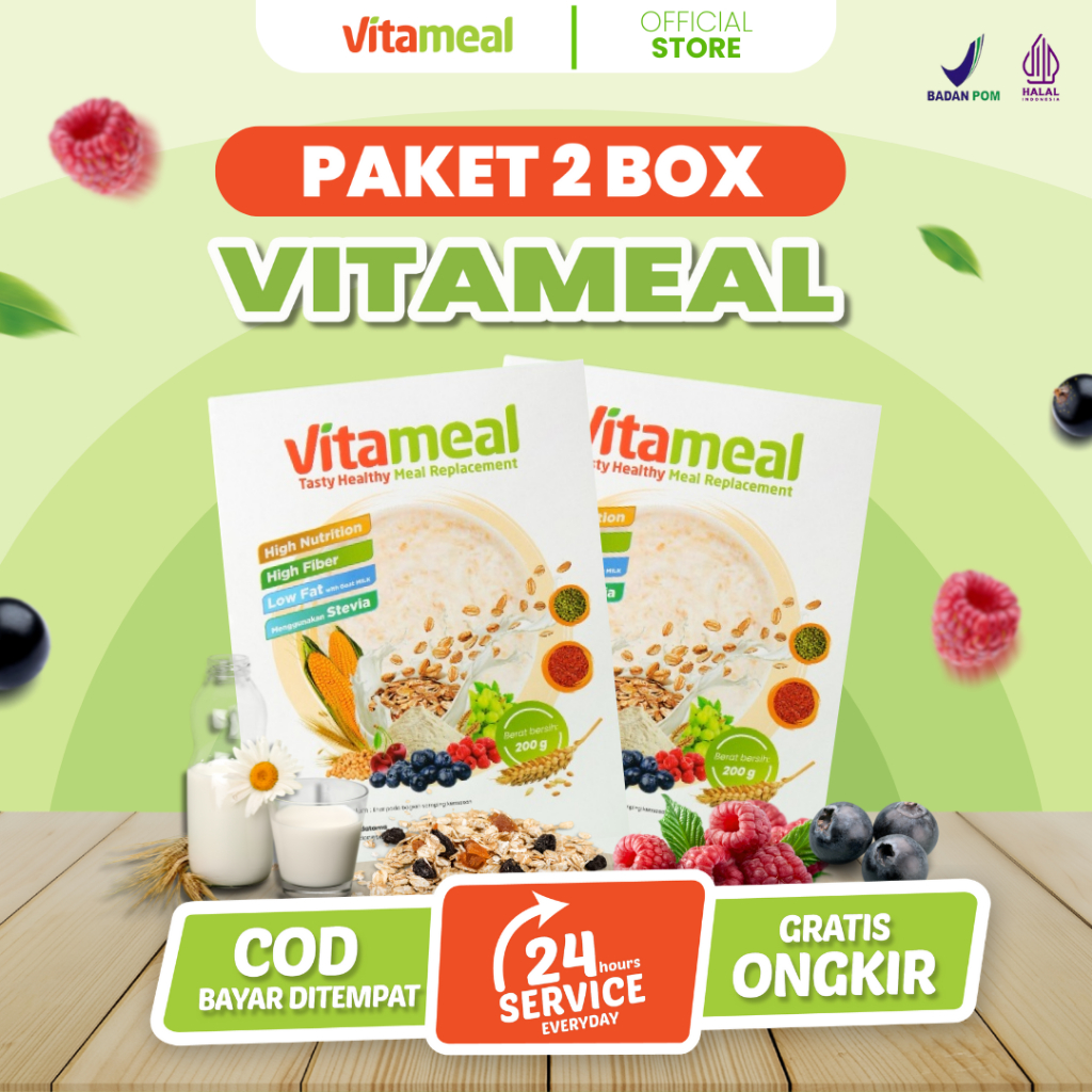 Jual PAKET 2 BOX - Vitameal sereal alami redakan kebas kesemutan ...