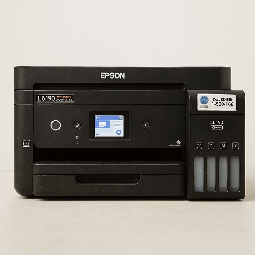Jual Printer EPSON L6190 Print scan copy fax Fotocopy mini | Shopee ...