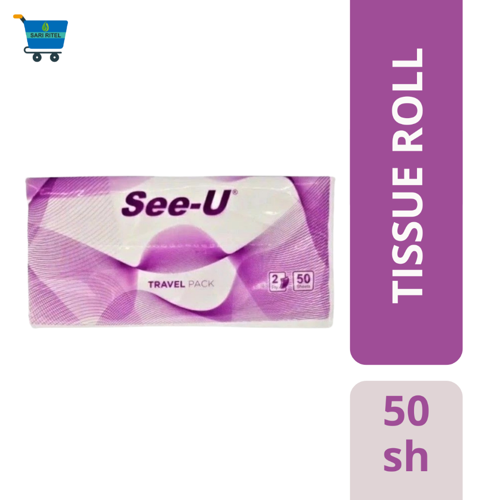Jual SEE U FACIAL TRAVEL PACK TISSUE 50 SH 2 PLY / Tissue Facial Travel ...