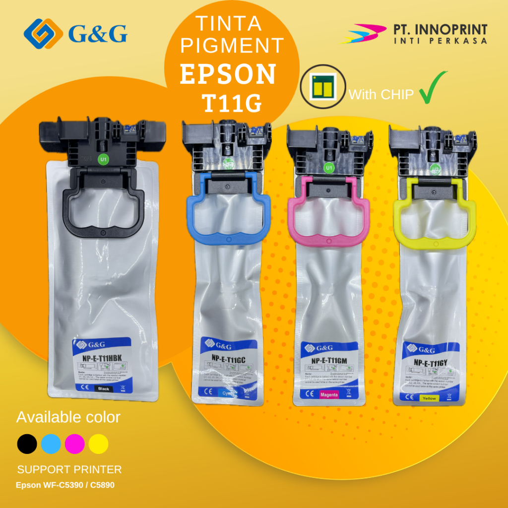 Jual Tinta Cartridge Epson T11F T-11G isi 2x lipat dari standar Ink ...