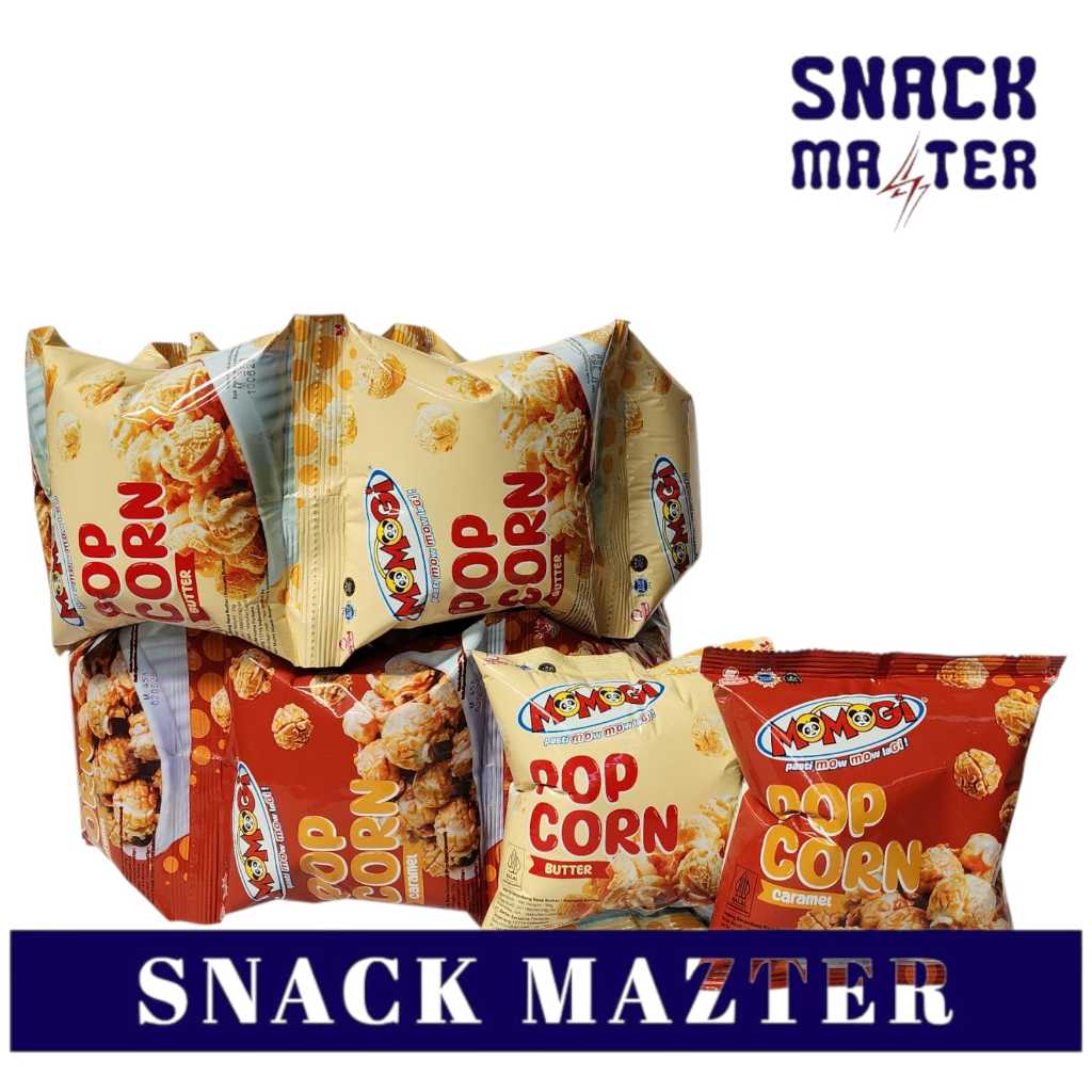 Jual Momogi Pop Corn RENCENG - Netto 20gr x10Bks | Shopee Indonesia