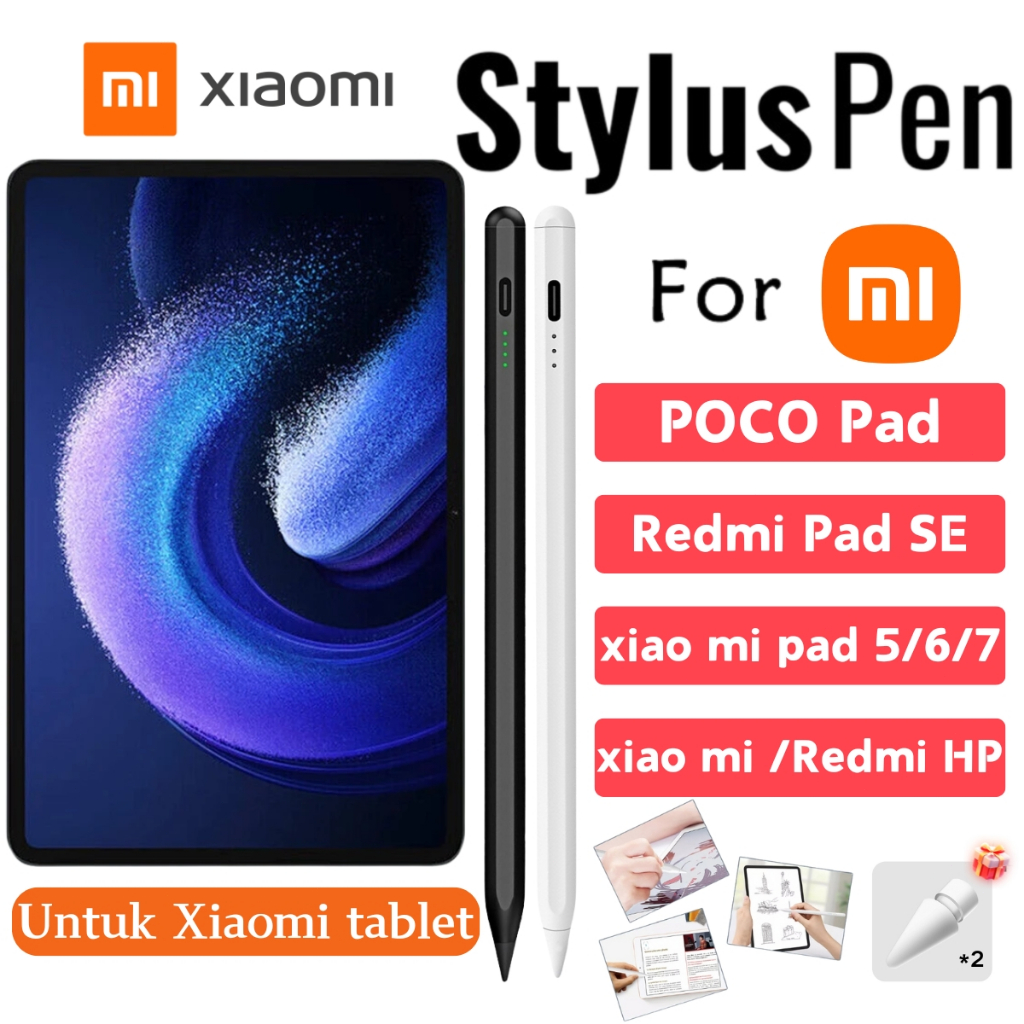 Jual [Garansi 24 Bulan 100% Asli]Stylus Pen For Redmi pad se Xiao Mi ...