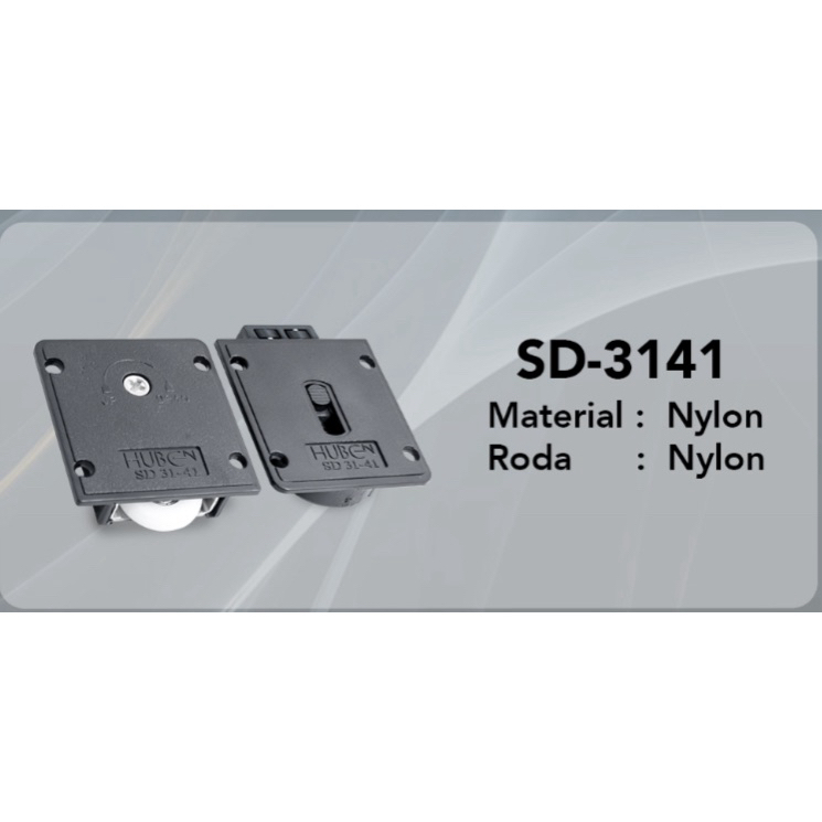 Jual Roda pintu lemari sliding / Geser HUBEN SD-3141 Roda pintu sliding ...