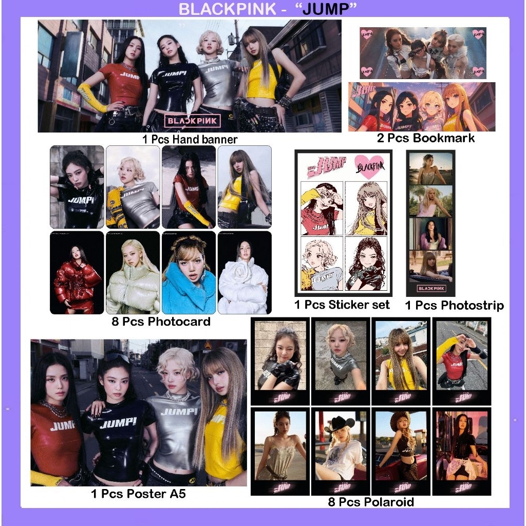 Jual unofficial fankit set Blackpink Jump Lisa rose jennie jisoo Photocard kpop | Shopee Indonesia