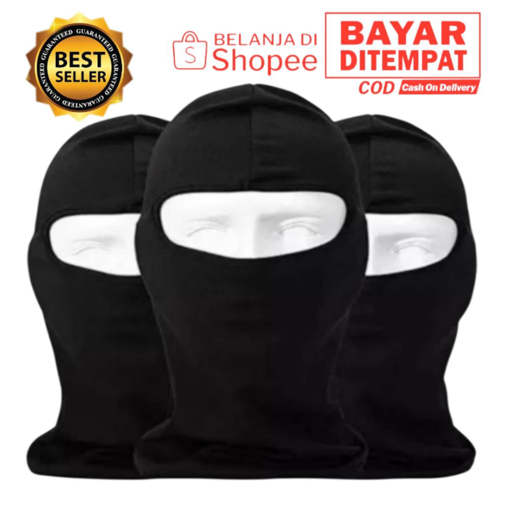 Jual blue termite- (ECERAN) masker ninja topeng full face balaclava ...