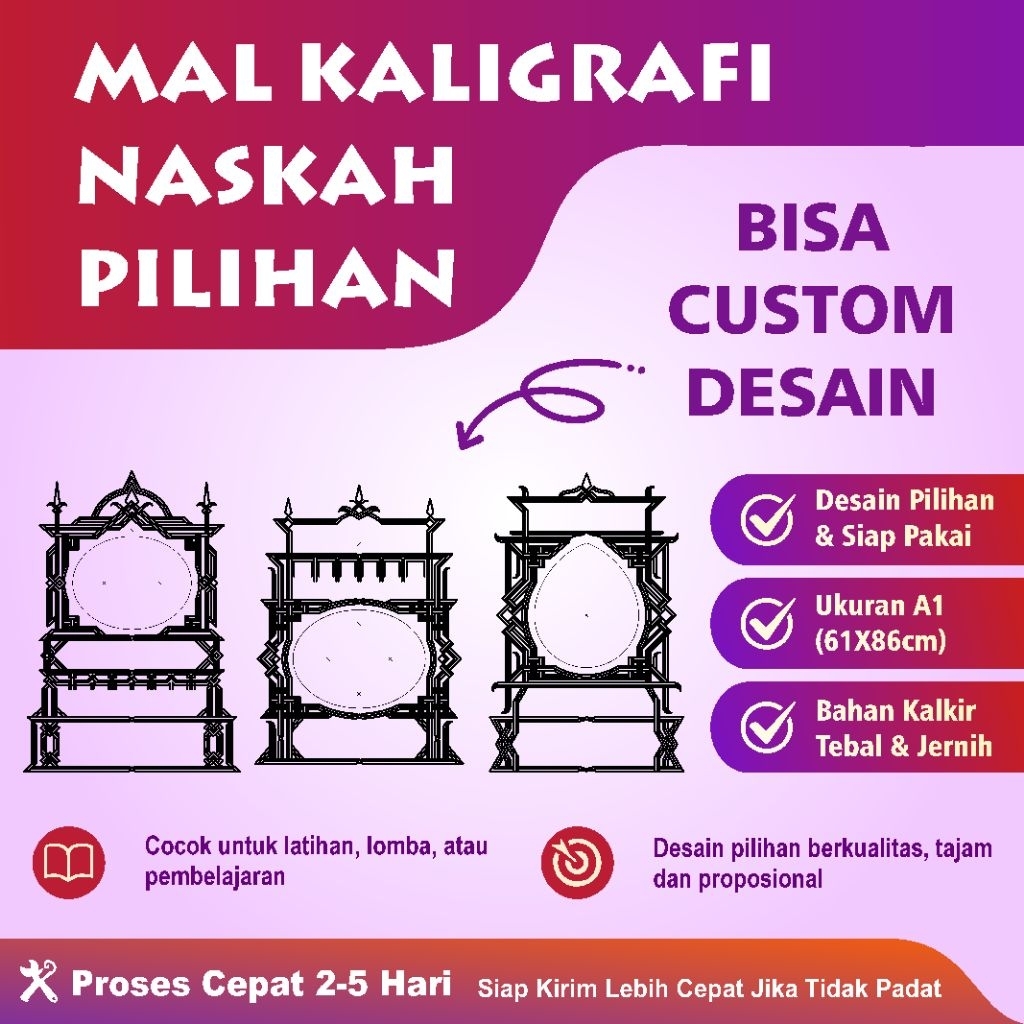 Jual Mal Desain Kaligrafi Naskah Pilihan | Shopee Indonesia