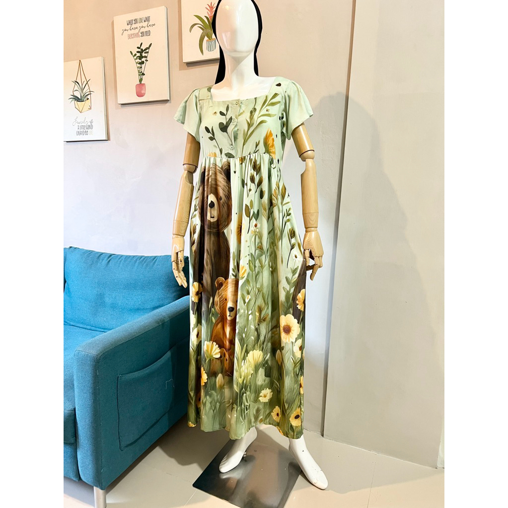 Jual KALINA DRESS/DASTER RAYON LENGAN YUKENSI | Shopee Indonesia