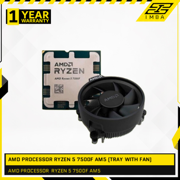 Jual AMD PROCESSOR RYZEN 5 7500F AM5 (TRAY WITH FAN) | Shopee Indonesia