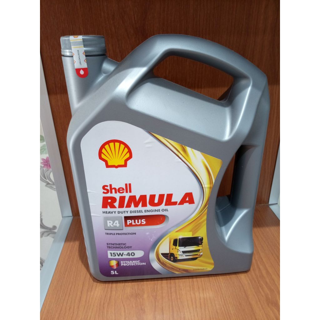 Jual Oli Diesel Shell Rimula R4 Plus 15W-40 5 Liter – Synthetic ...