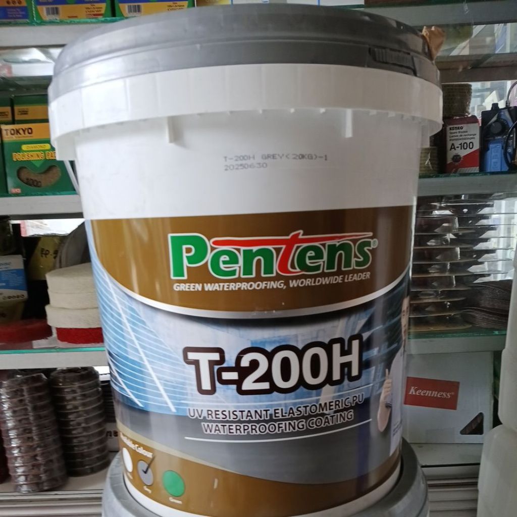 Jual Pentens T200 H Cat Wateroroofing PU 20 kg - Grey | Shopee Indonesia