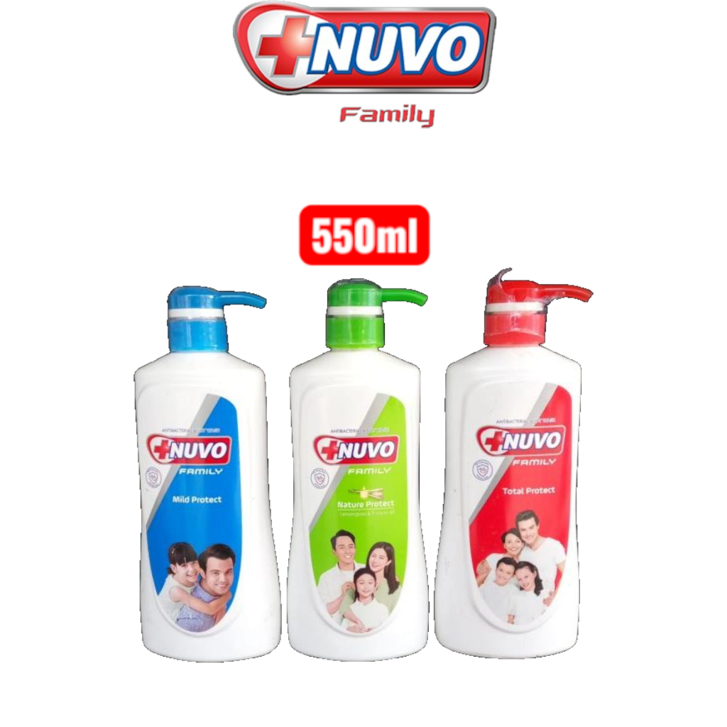 Jual NUVO BODY WASH MILD PROTECT TOTAL PROTECT NATURE PROTECT BOTOL 550 ...