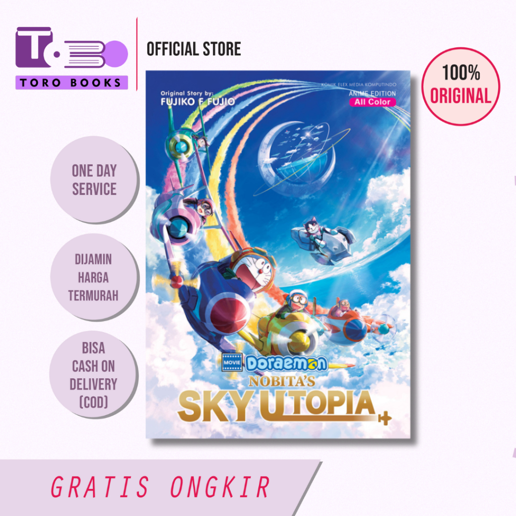 Jual DORAEMON MOVIE NOBITAS SKY UTOPIA | Shopee Indonesia