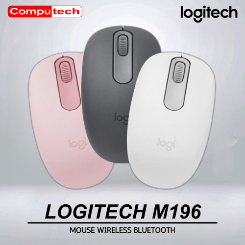 Jual Logitech M196 Mouse Wireless Bluetooth Portabel untuk Laptop Tablet Komputer | Shopee Indonesia