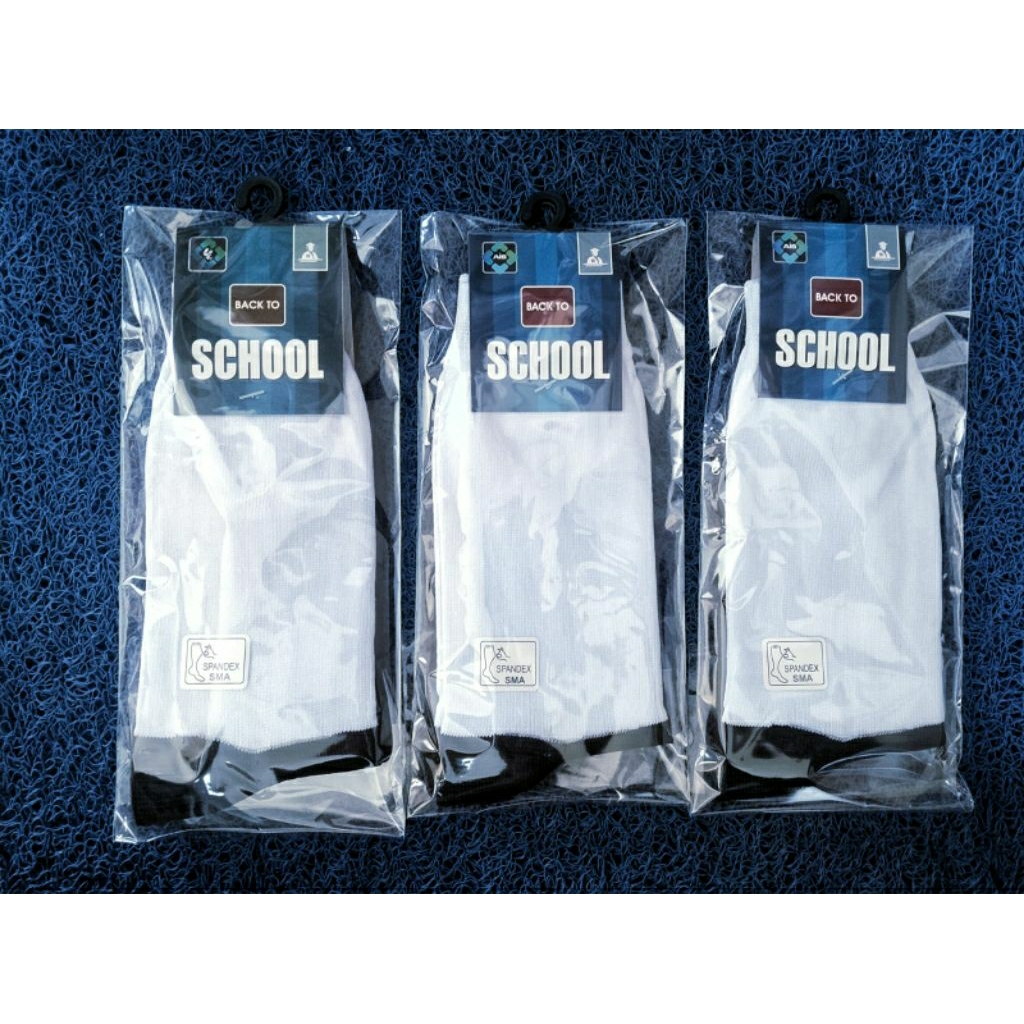 Jual sekolah hitam-putih school(paket 3pcs) | Shopee Indonesia
