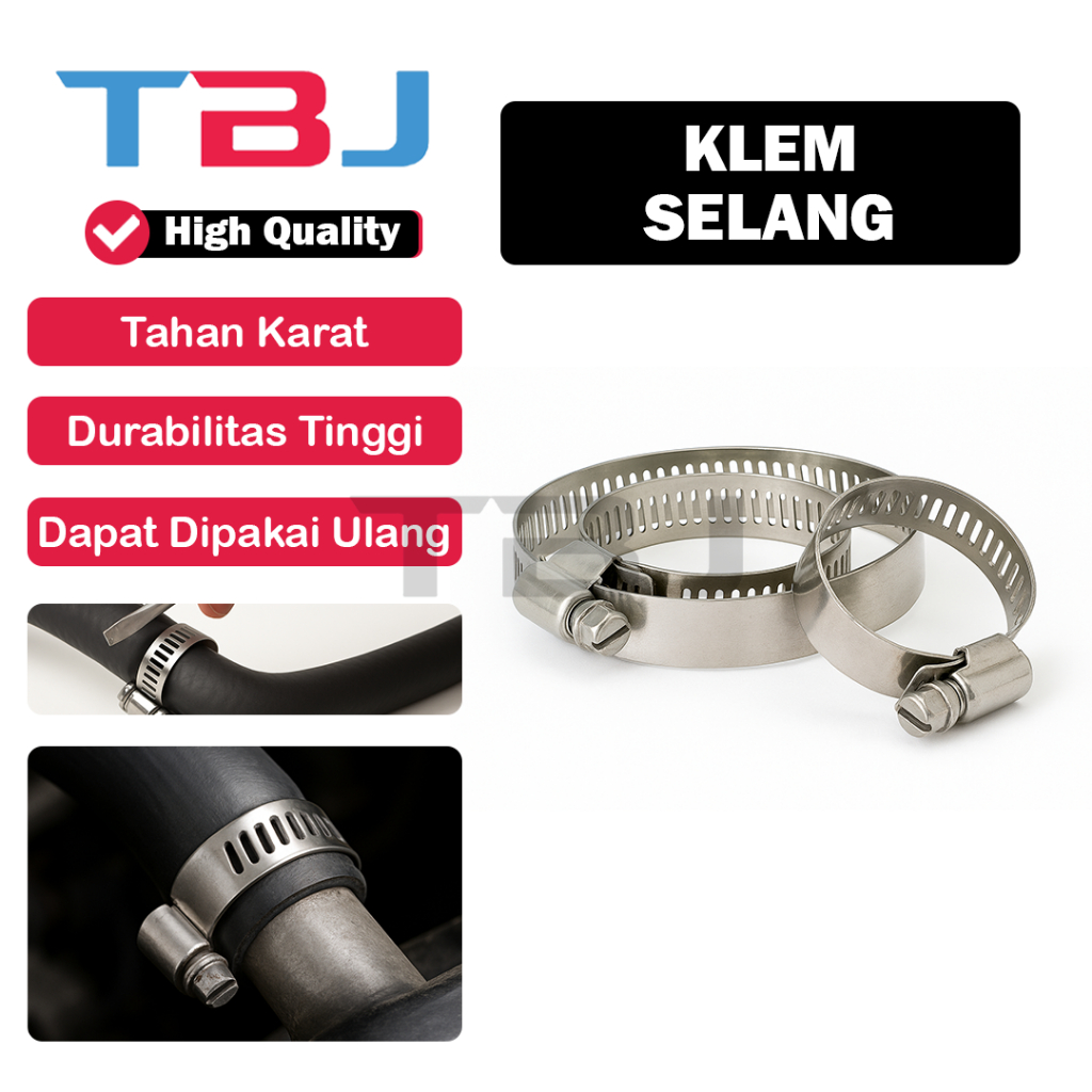 Jual TB BAKTI JAYA KLEM SELANG HOUSE CLAMP KLEM GAS | Shopee Indonesia