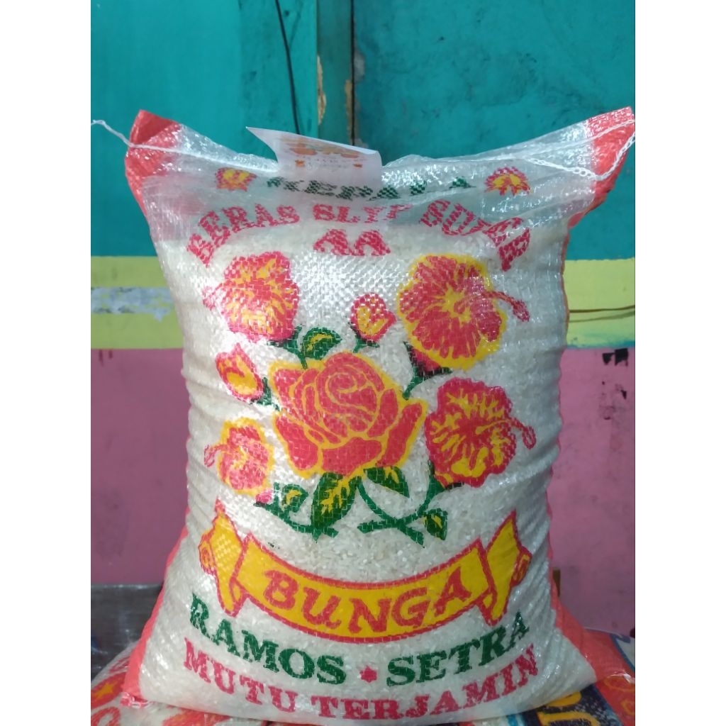 Jual Beras Cap Bunga Ramos Setra 10kg | Shopee Indonesia