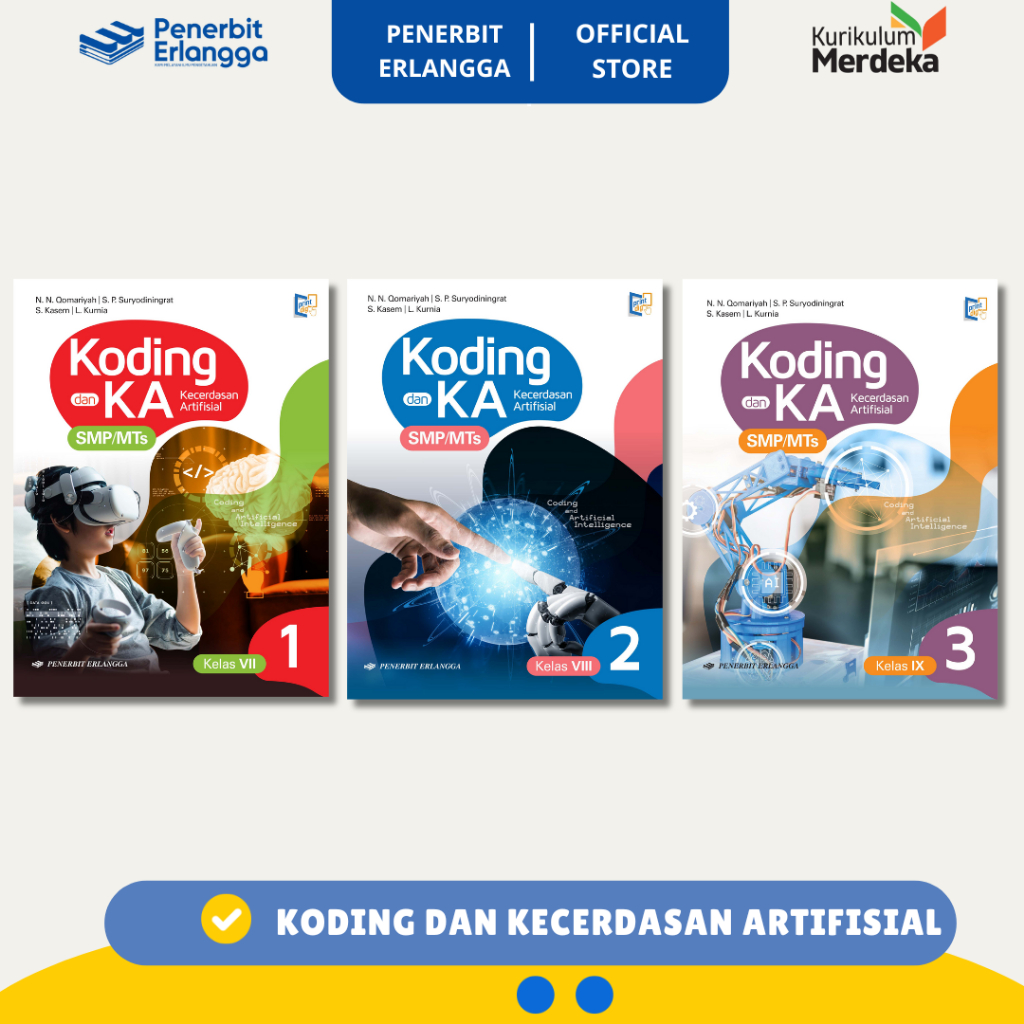 Jual [Erlangga official] Koding dan Kecerdasan Artifisial Untuk Smp/Mts ...
