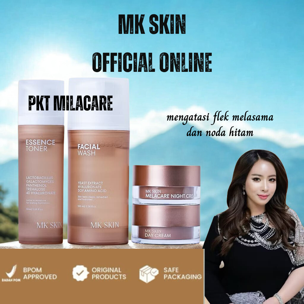 Jual PAKET MELACARE - ACNE - WHITENING TREATMENT SERIES MK SKIN BY ...