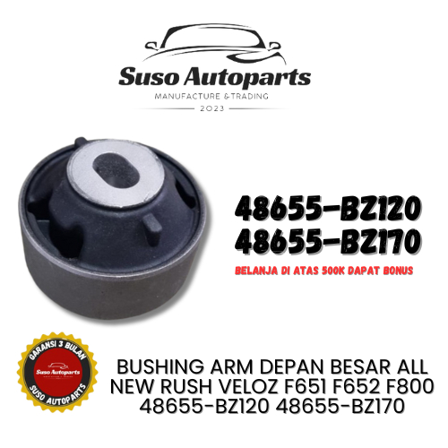 Jual BUSHING ARM DEPAN BESAR ALL NEW RUSH VELOZ F651 F652 F800 48655 ...