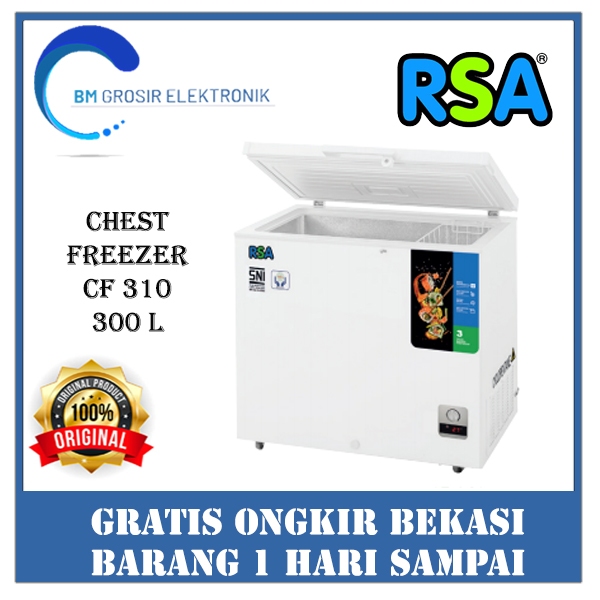 Jual RSA CHEST FREEZER CF 310 CHEST FREEZER BOX 300 LITER | Shopee ...