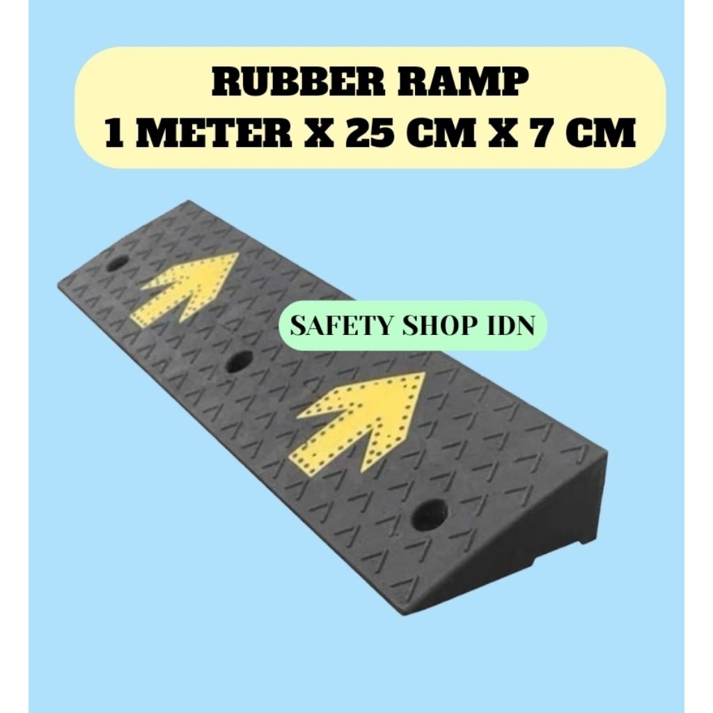 Jual Rubber Ramp 7 cm / Tanjakan Karet Mobil / Tanjakan Karet Motor ...