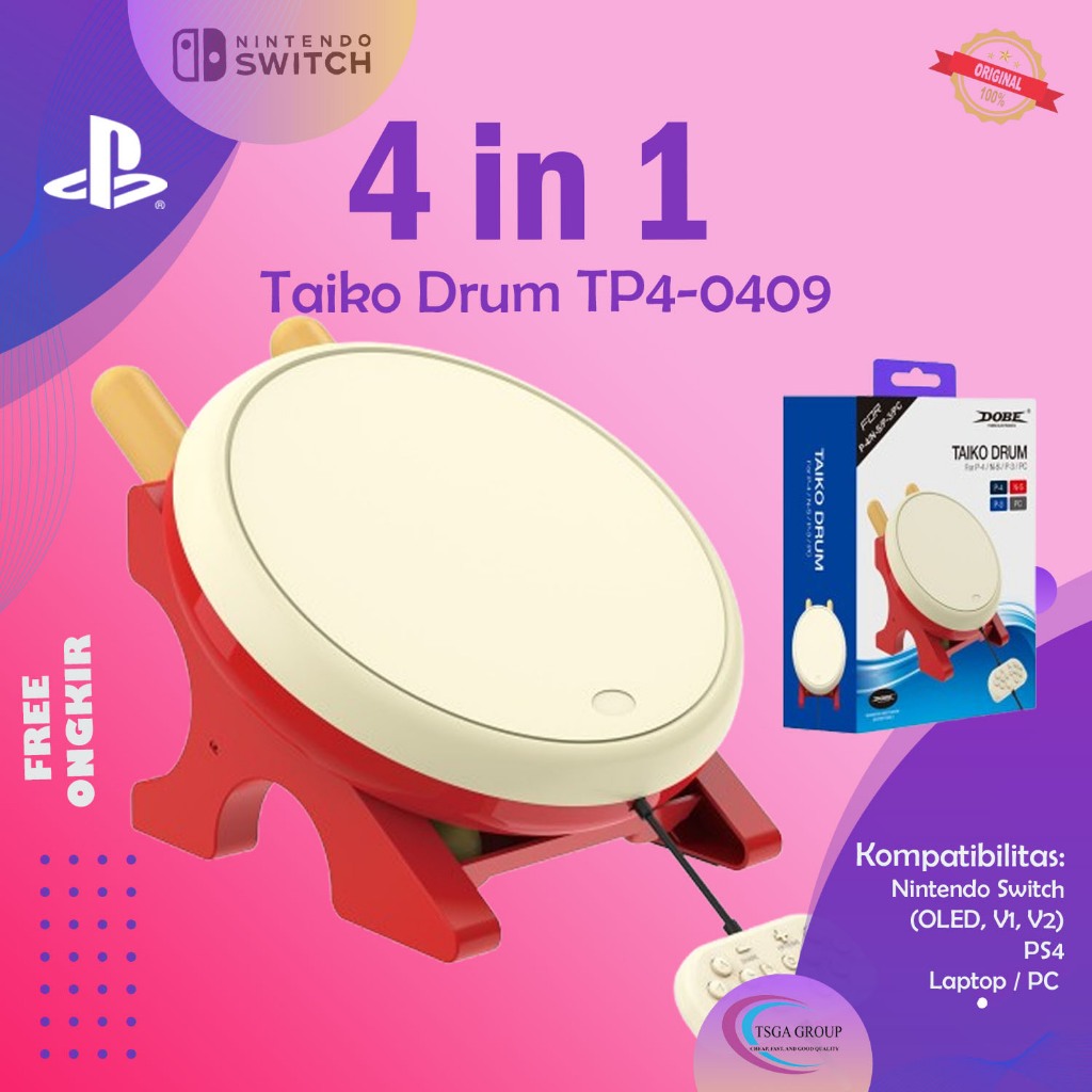 Jual Dobe Drum PS4 Taiko no Tatsujin / Drum PS 4 Slim Pro Fat / Drum ...