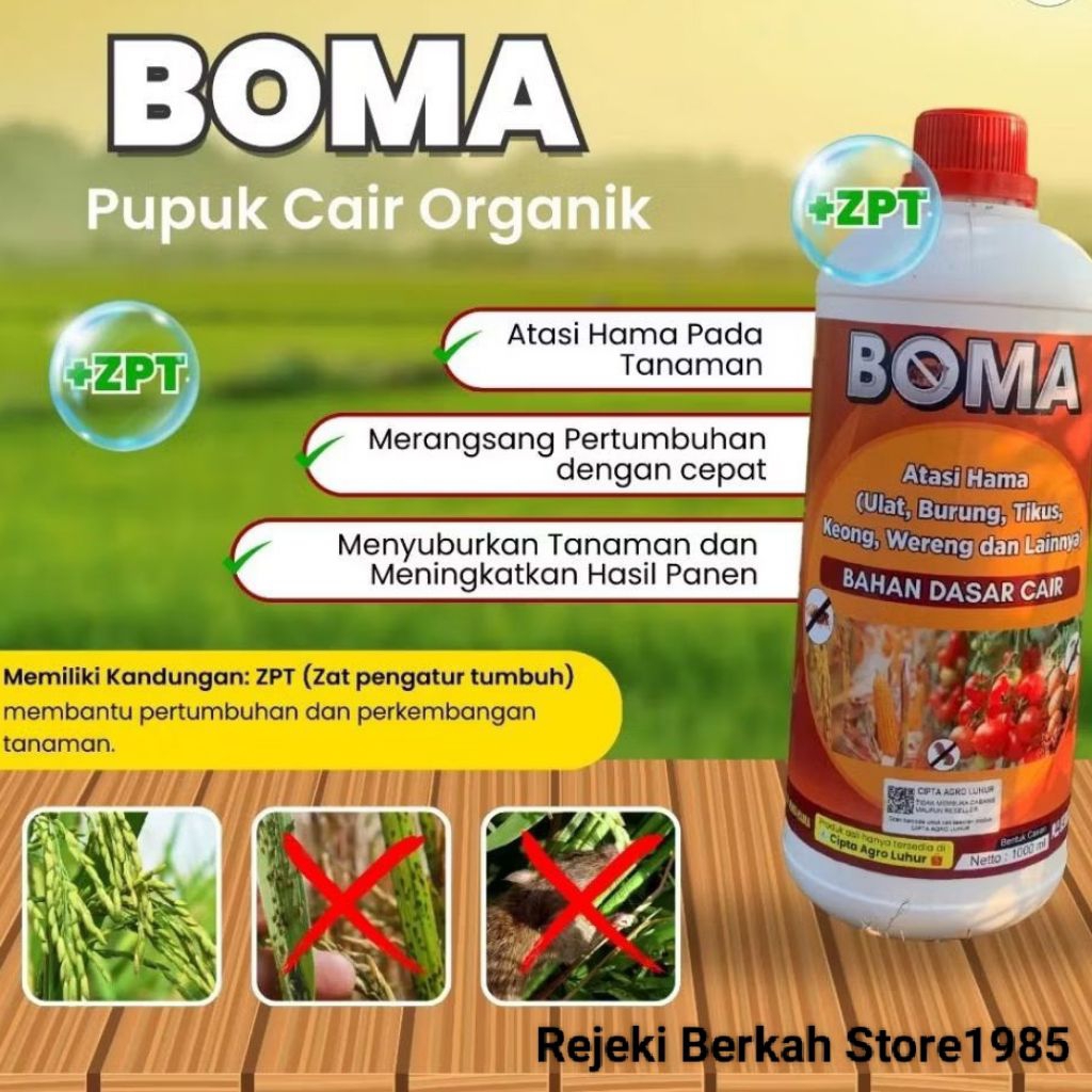 Jual Boma Pembasmi Hama dan Pengusir Hama + ZPT 1000 ML Basmi Hama ...