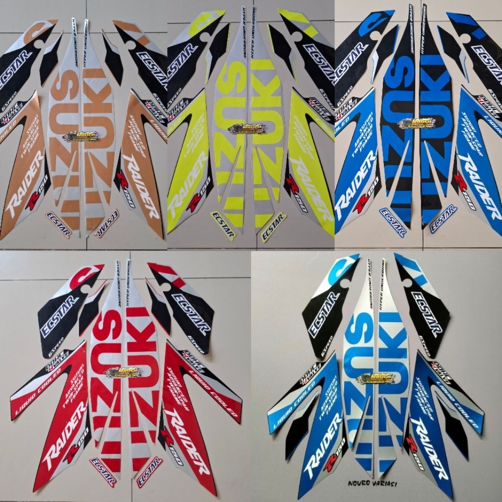 Jual striping suzuki satria fu f 150 led raider 2021 Vietnam 2016 2017 ...