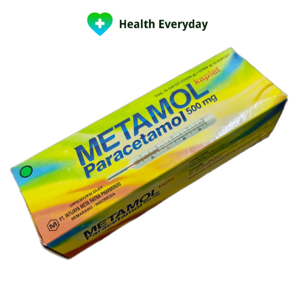 Jual METAMOL PARACETAMOL 500mg Kaplet isi 100s/Dus | Shopee Indonesia