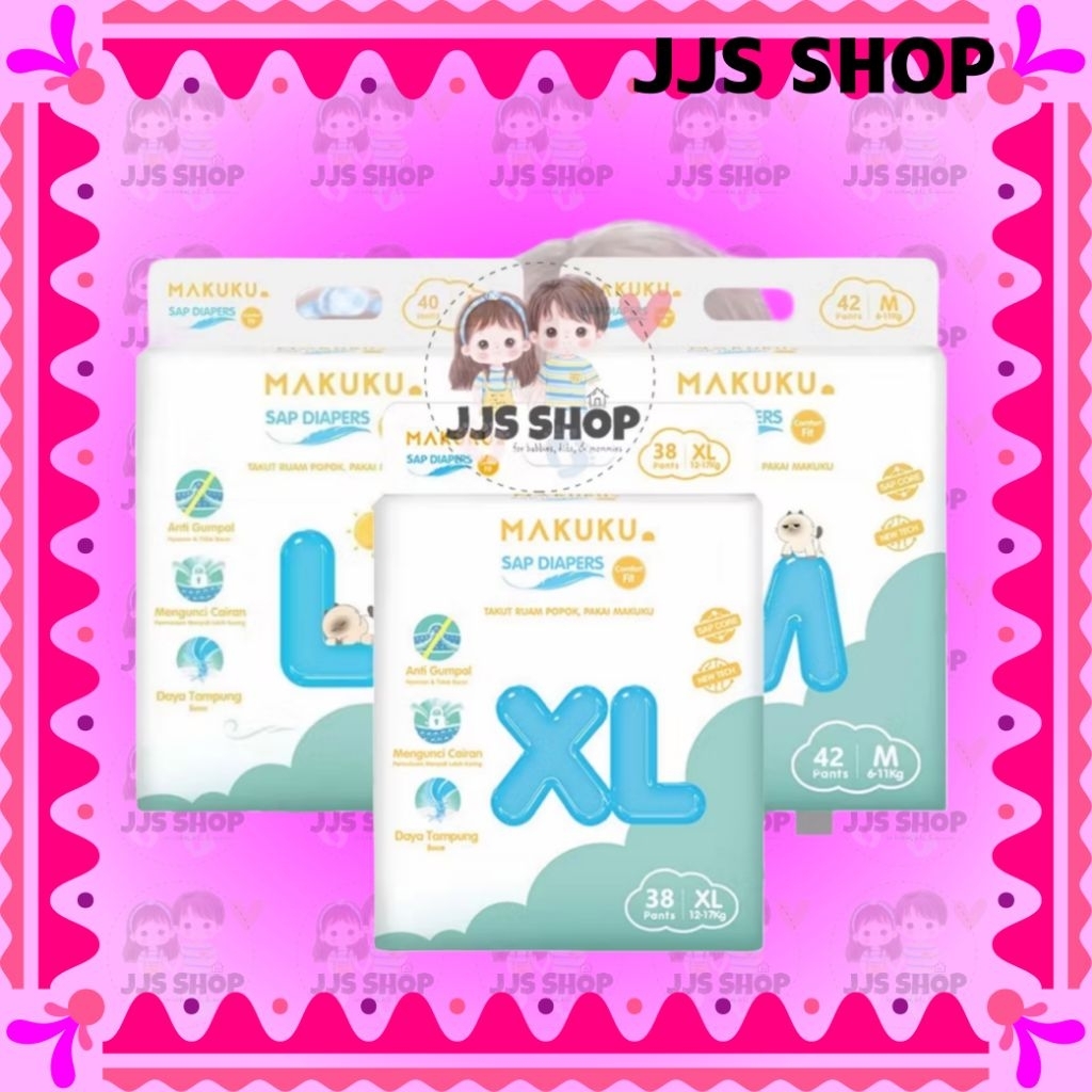 Jual MAKUKU COMFORT M42+4 L40+4 XL38+4 M62+4 L54+6 XL44+4 M80+10 L74+10 ...