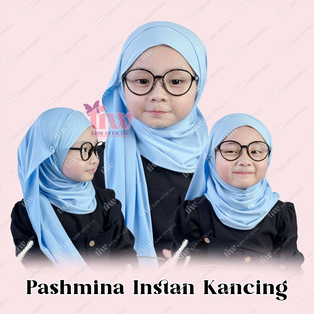 Jual Tiw Kids - Pastan Anak Pashmina Instan Anak Jersey Kancing Diandra Umur 4 - 8 Tahun ...