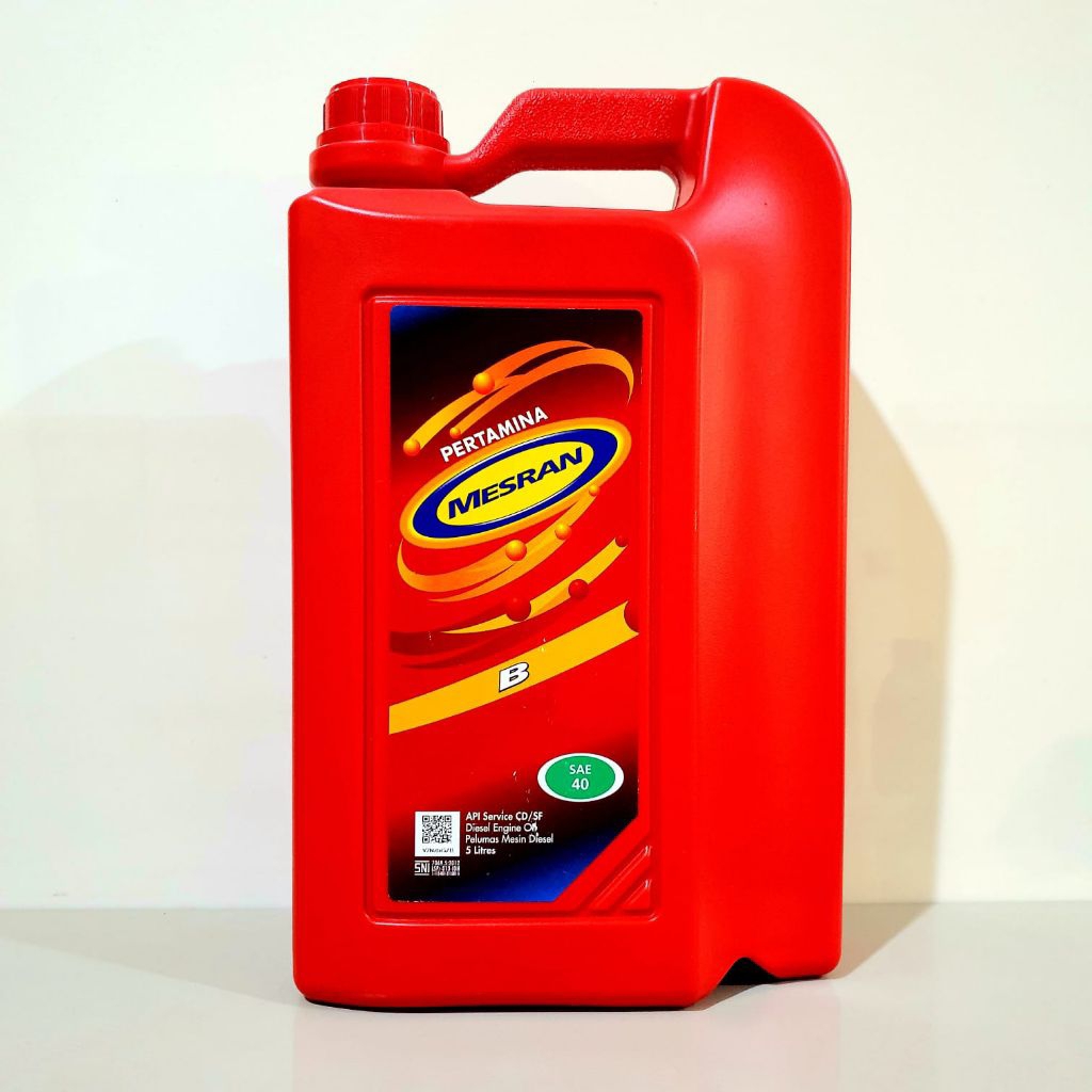 Jual OLI PERTAMINA MESRAN B SAE 40 KEMASAN 5L | Shopee Indonesia