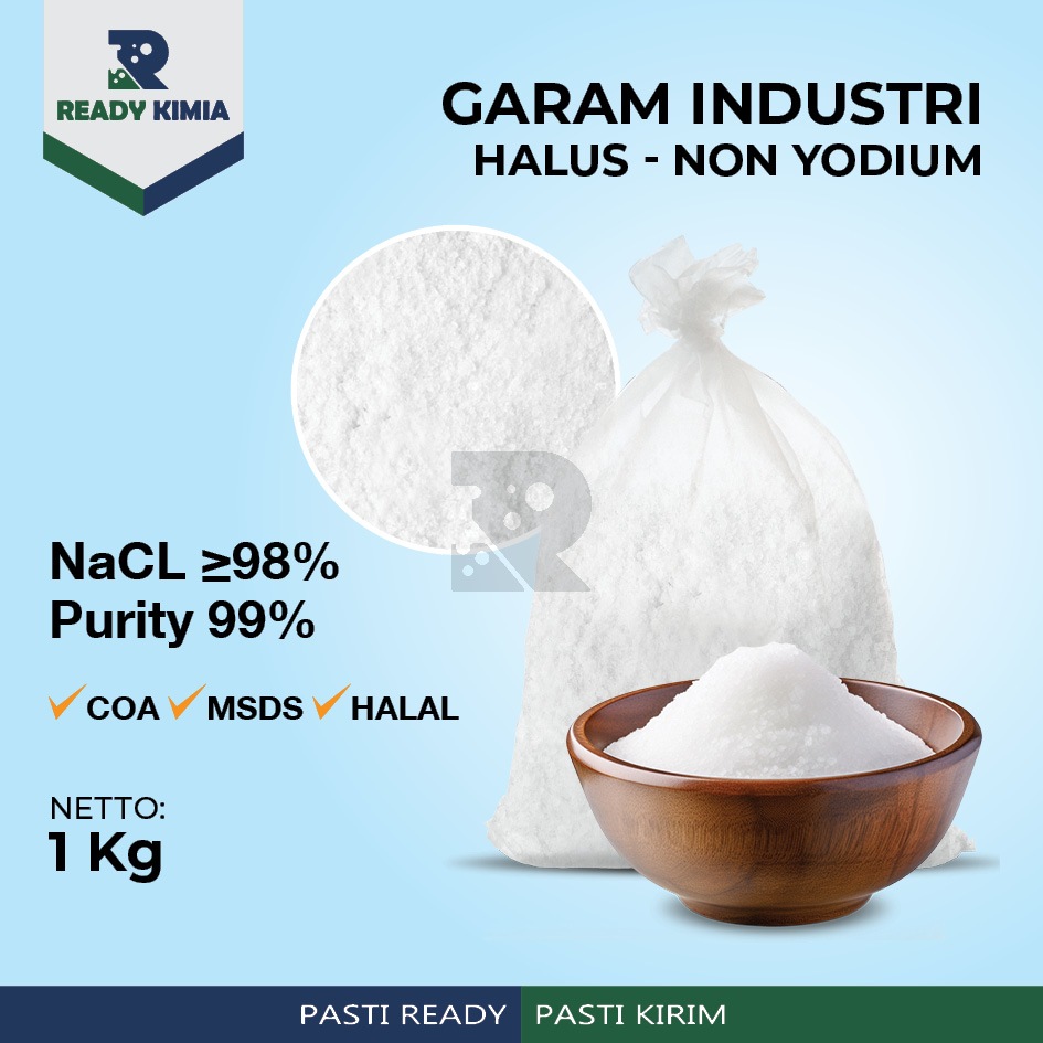 Jual Garam Industri / NaCL 1KG 1KG premium | Shopee Indonesia