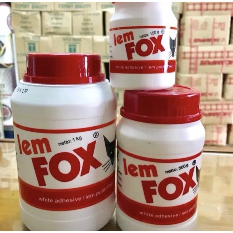 Jual FOX - WHITE ALL PURPOSE ADHESIVE PAPER GLUE - LEM PUTIH PVC - 60 ...