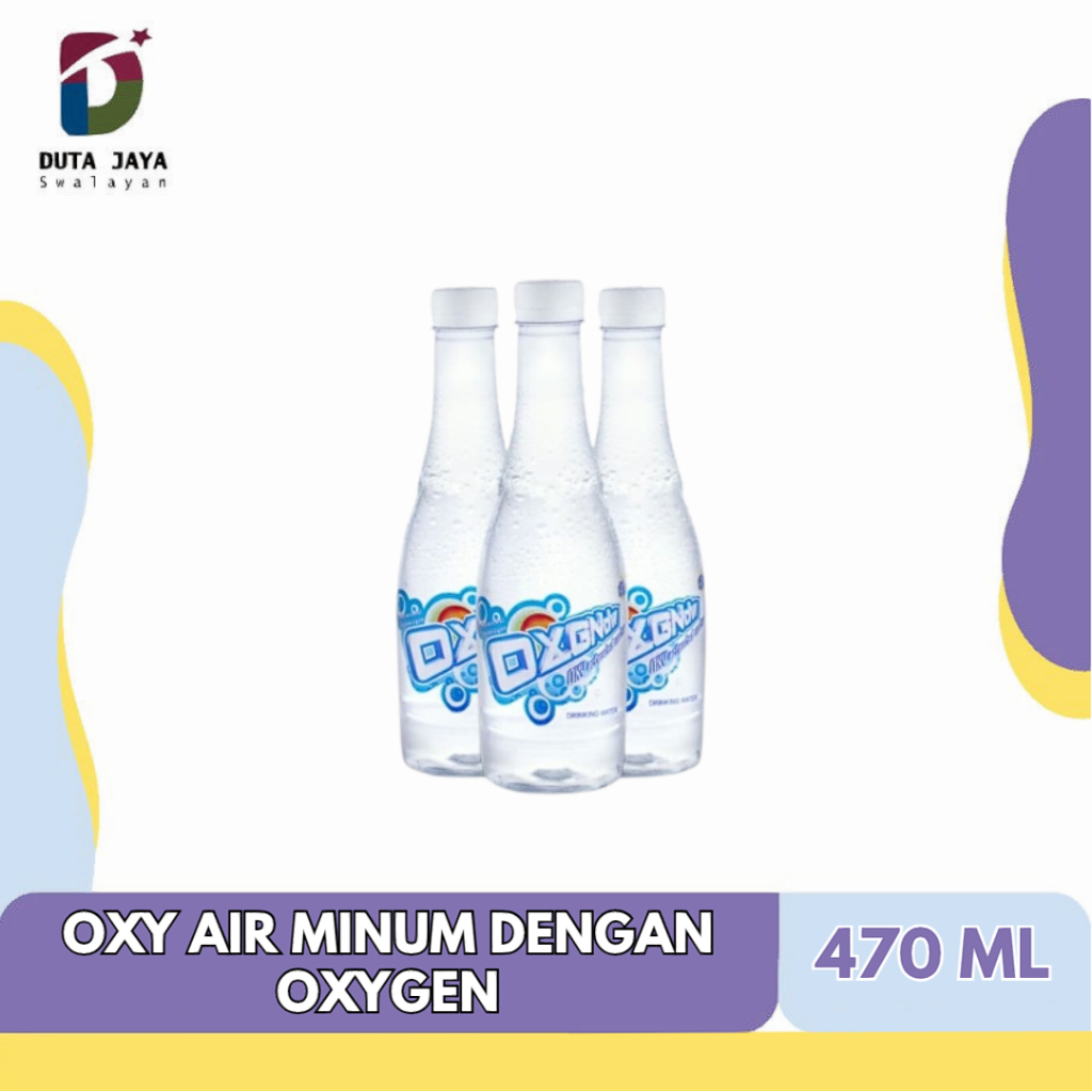 Jual Oxy Water Air Mineral Tinggi Oksigen Kemasan Botol 470ml | Shopee ...