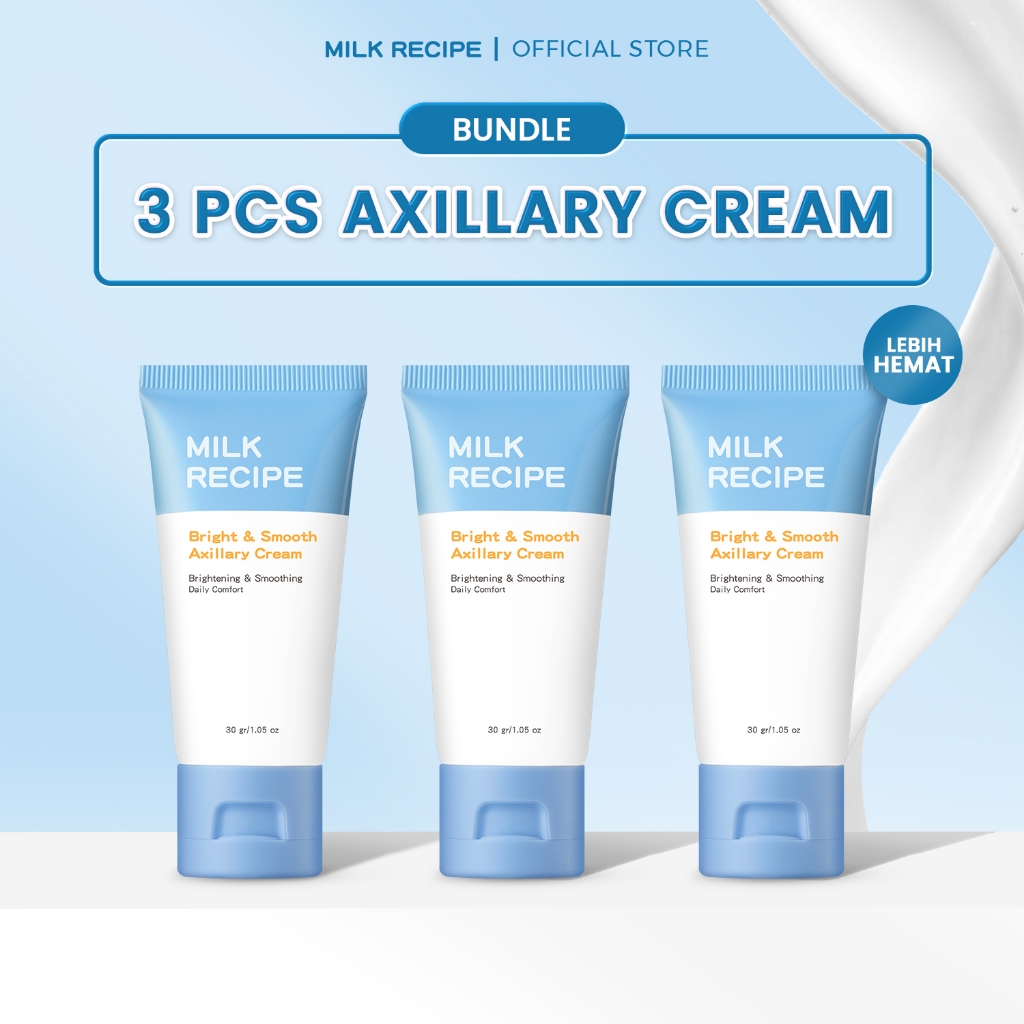 Jual Milk Recipe Bundle 3pcs Axillary Cream - Paket Lebih Hemat Krim ...