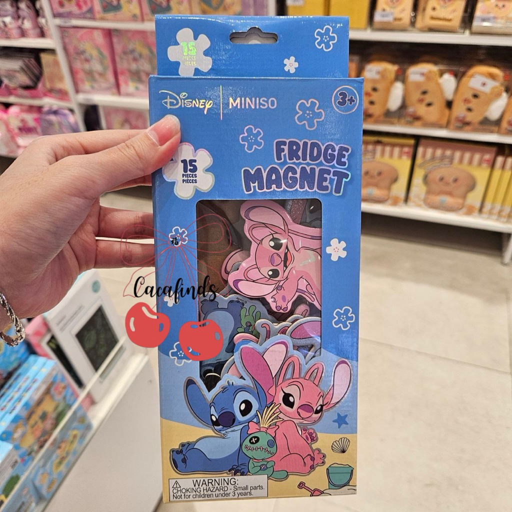 Jual MINISO x Disney‼️Fridge Magnet / magnet Kulkas Stitch & Angel ...