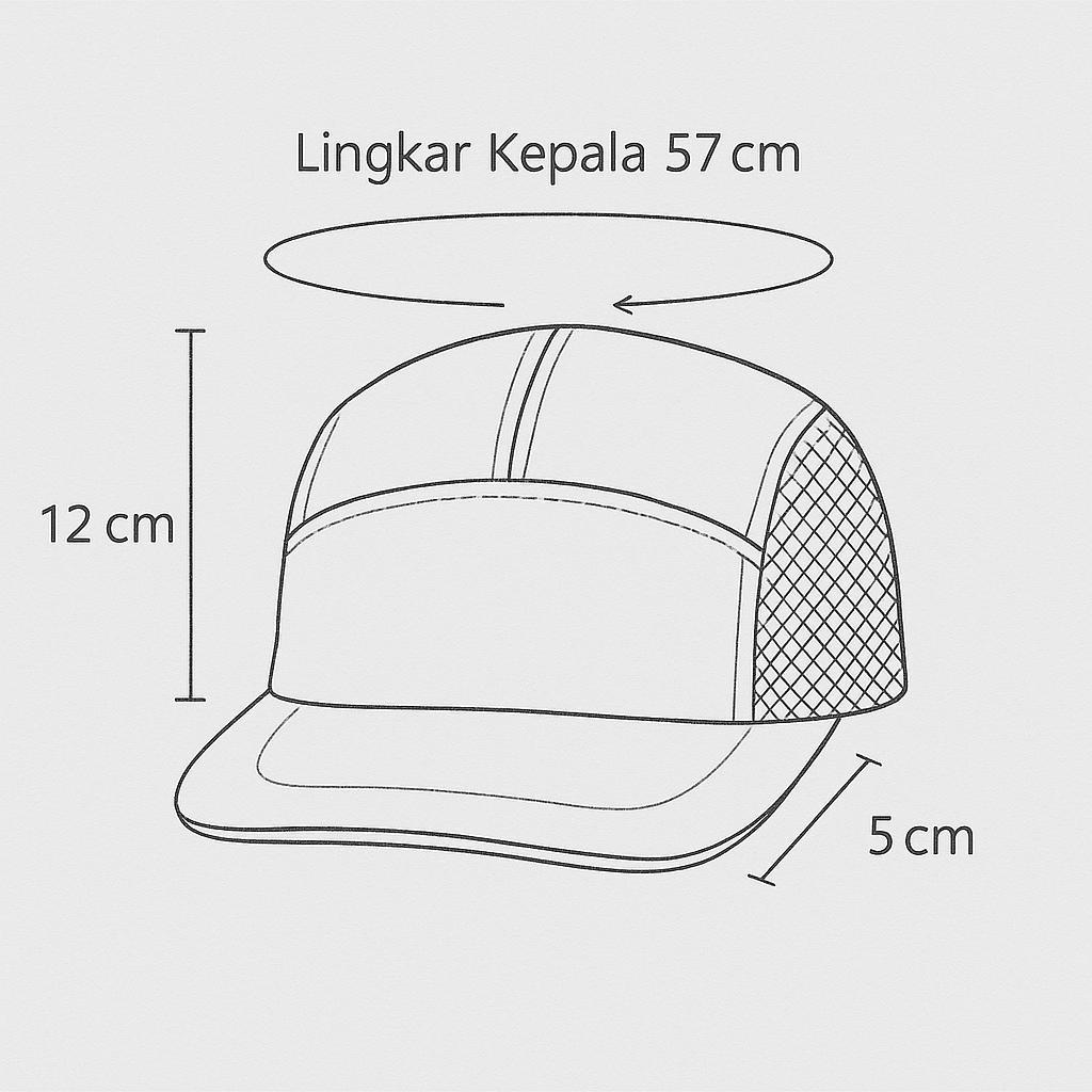 Jual DYORA Topi 5 Panel-Topi-Sepeda-Topi-Running-Topi-Outdoor-Waterprof ...