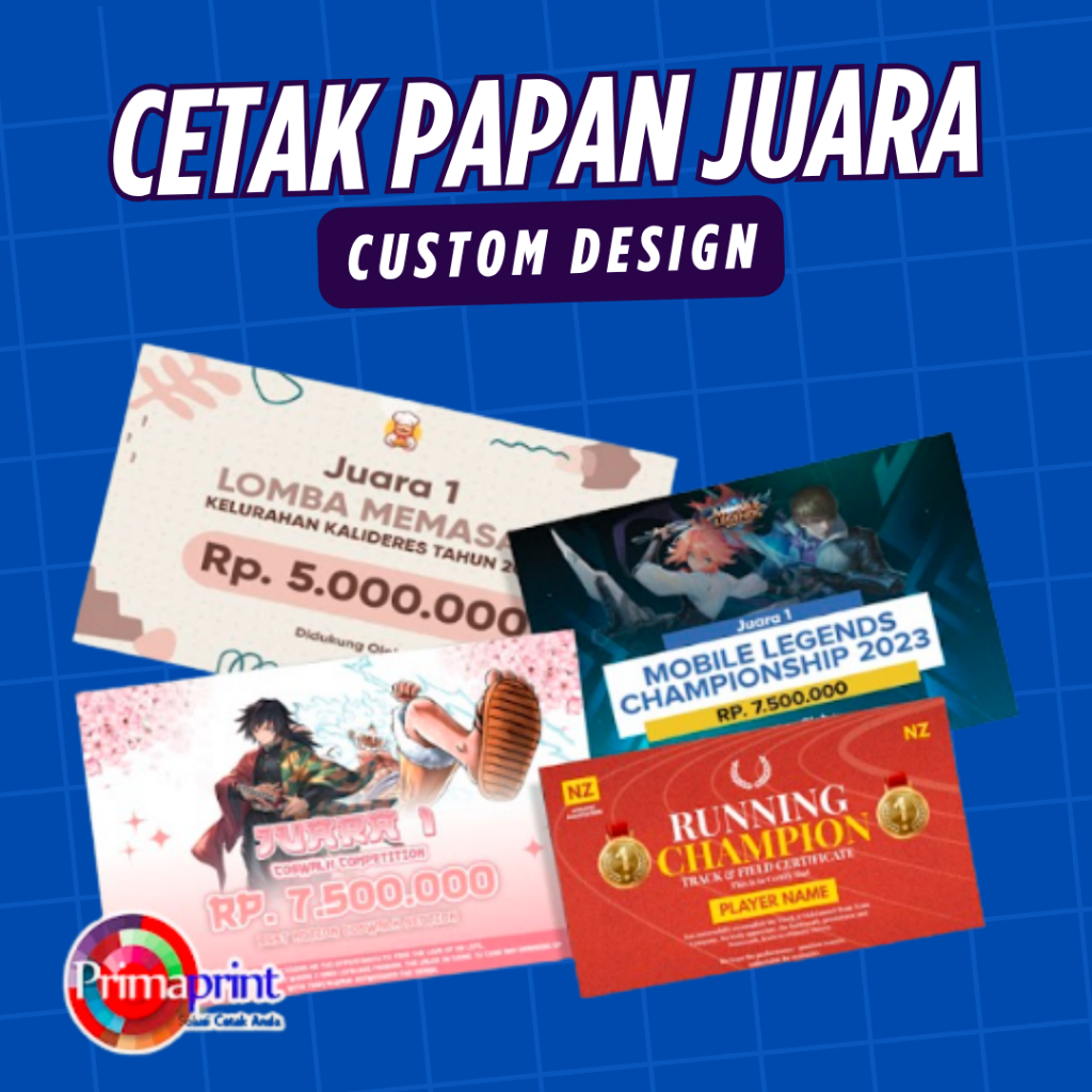 Jual Cetak Papan Hadiah Simbolis Custom Foam Board A3 & A4 | Printing ...