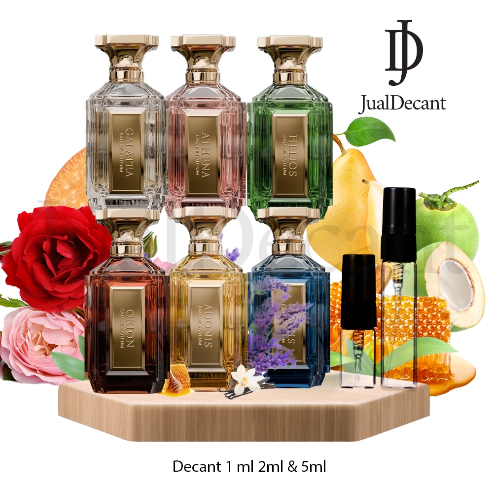 Jual Decant Parfum Velixir Apollo Narcisus Helios Athena Orion Adonis ...