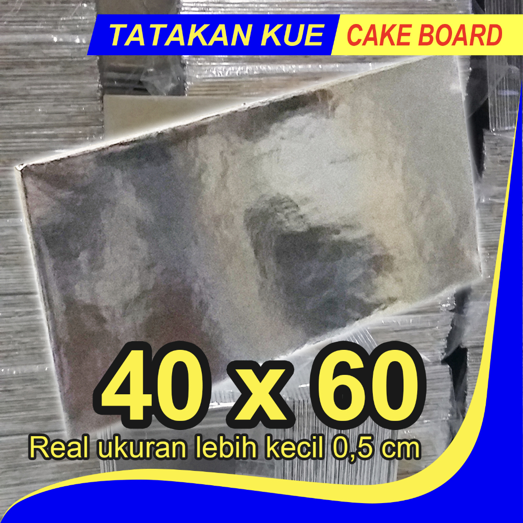 Jual Tatakan Kue 40x60/ 40x60 / cake board / alas kue ultah / Tatakan ...