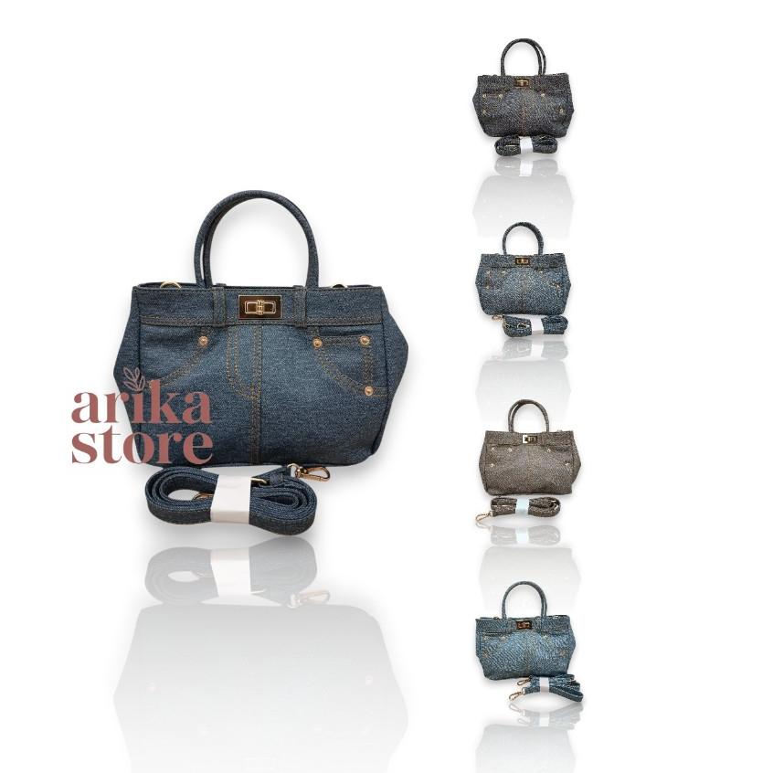 Jual Arika-Tas Jeans Wanita/Selempang Wanita kekinian/Tas Wanita ...