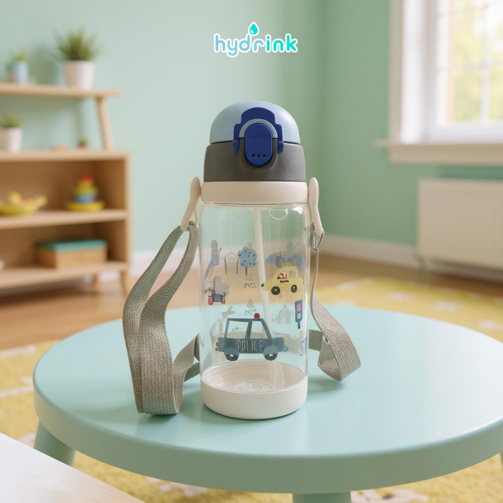 Jual Hydrink - Botol Minum Anak Dengan Tali 600ml Karakter Anak Laki ...