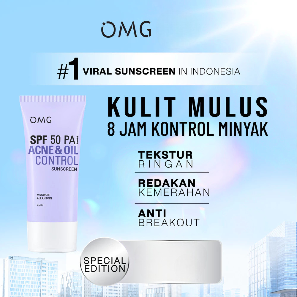 Jual LIVI - OMG Acne & Oil Control Uv Barrier Sunscreen Spf 50 PA ...