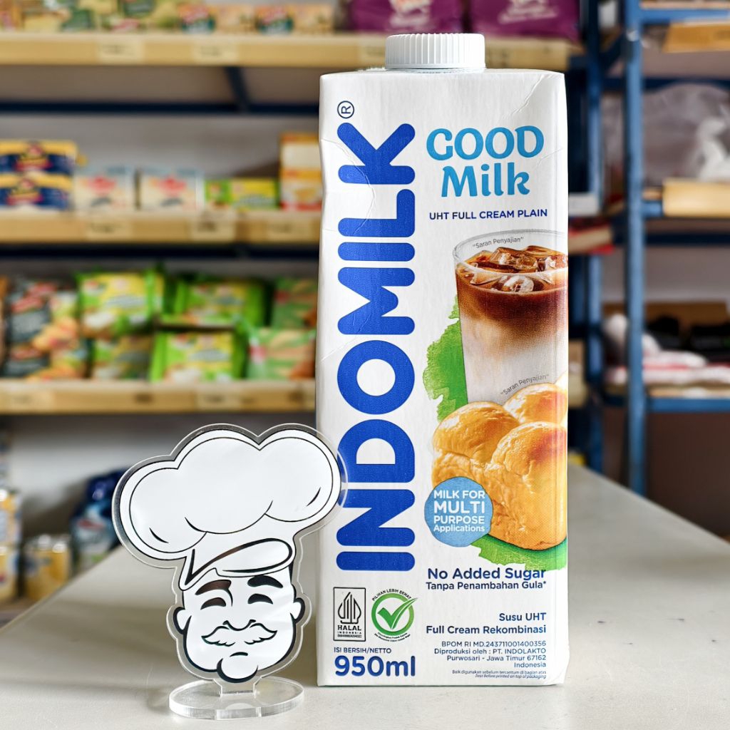 Jual Susu UHT Indomilk 950Ml Plain / Susu FullCream Indomilk 950Ml | Shopee Indonesia
